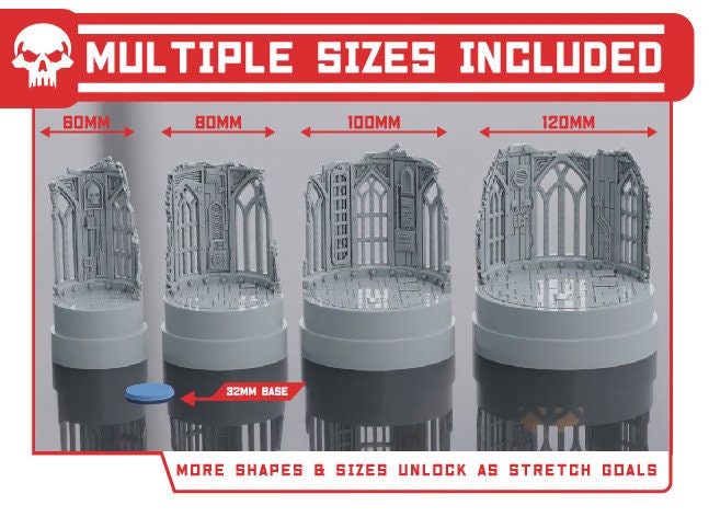 Modular display plinths and diorams for miniatures and wargame squads