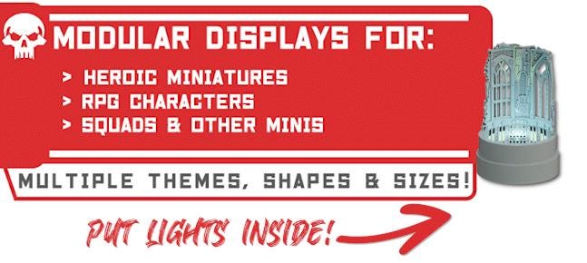 Hero-Stand Upgrade | Floor Insert Upgrade Pack (Round) - Set of 8