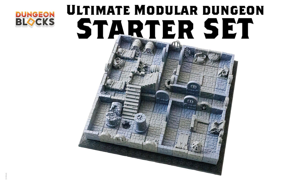 DUNGEON BLOCKS The Ultimate Dungeon - Large Starter Set - 84 blocks